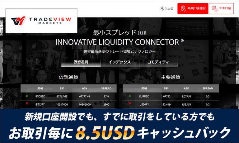TradeView（トレードビュー）の出金手数料はいくらかかりますか？
